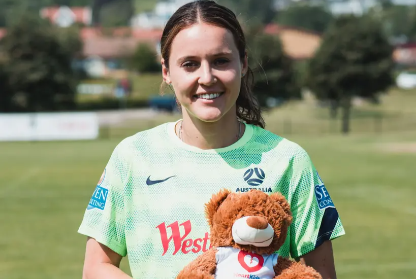 Hayley Raso joins Team HeartKids - HeartKids